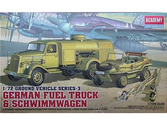 1/72 Ground Vehicle Series 3 – German Fuel Truck and Schwimmwagen ...
