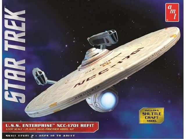 1/537 Star Trek USS Enterprise Refit # AMT 1080 - Modelbouw Krikke