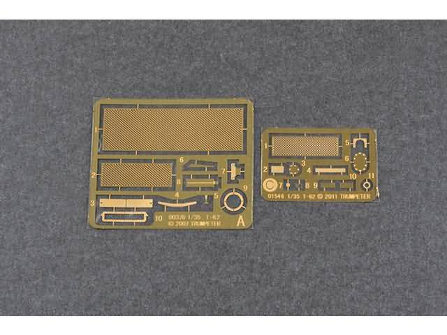 1/35 Russian T-62 Mod.1975 with KMT-6 Mine Plow # Trumpeter 01550 ...