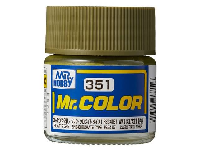 Gunze C-351 - Mr. Color 10 ml FS34151 USAF/RAF Aircraft (75% Flat) gunze c-351 - Modelbouw Krikke