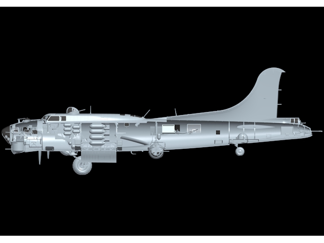 1/32 B-17G Flying Fortress 'Rose of York' (Limited Edition) # HK Models ...