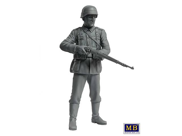 1/35 German Military Man 1939-1941 # Masterbox 35227 - Modelbouw Krikke