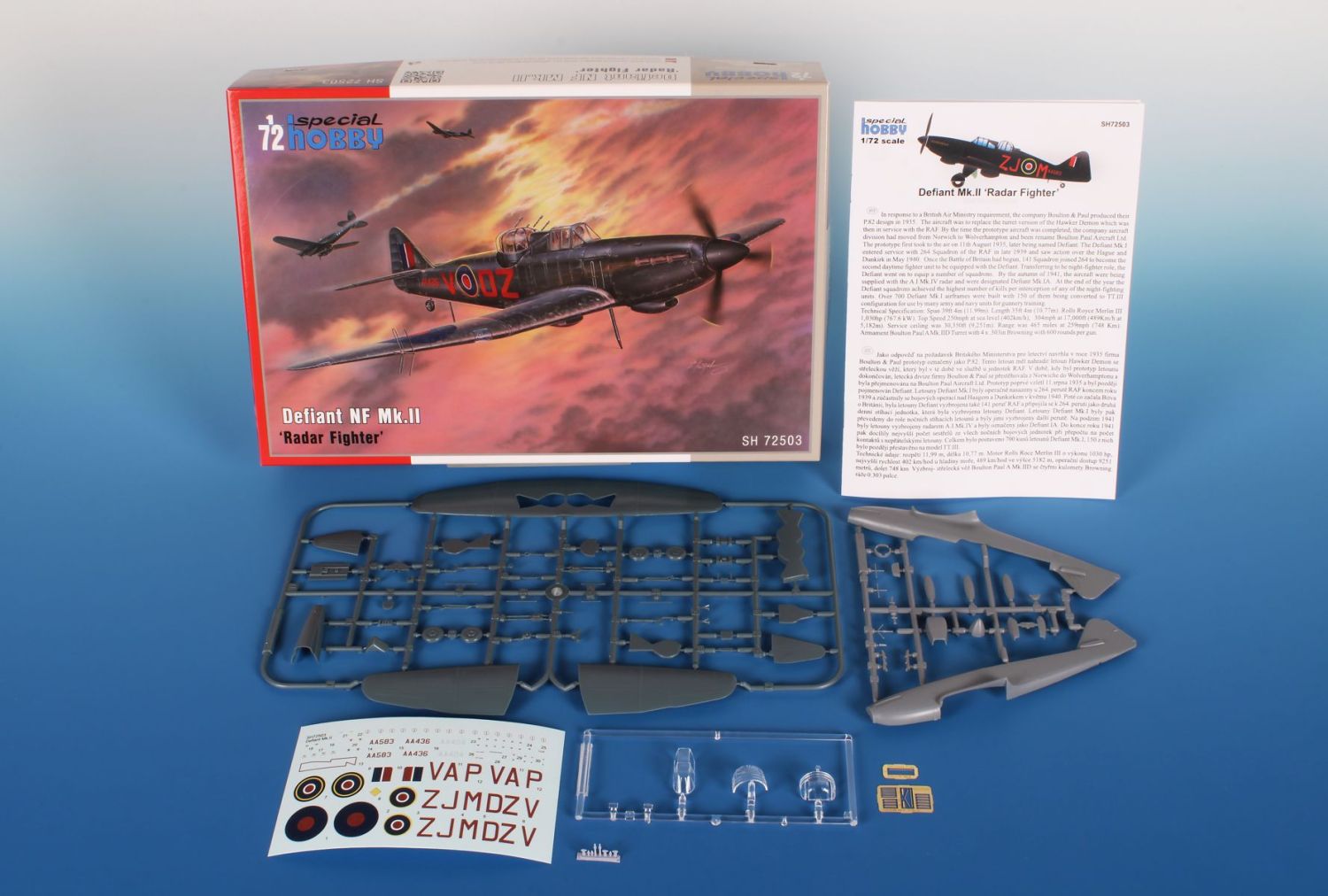1/72 Defiant NF Mk.II 'Radar Fighter' # Special Hobby 72503 - Modelbouw ...